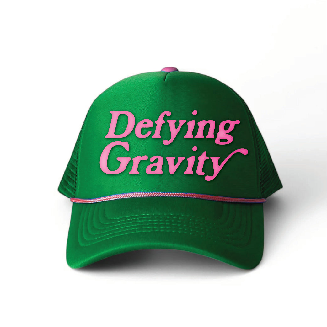 Talisman & Co. | Defying Gravity Green Foam Trucker Hat